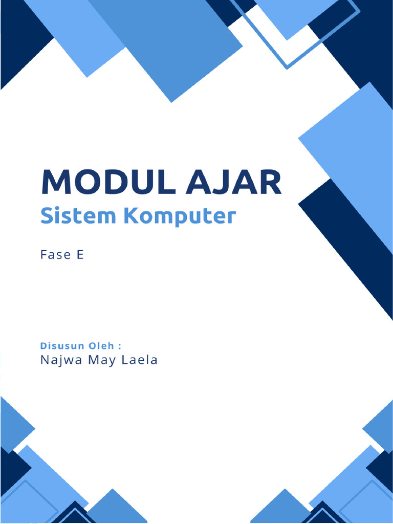Modul Ajar Sistem Komputer | PDF