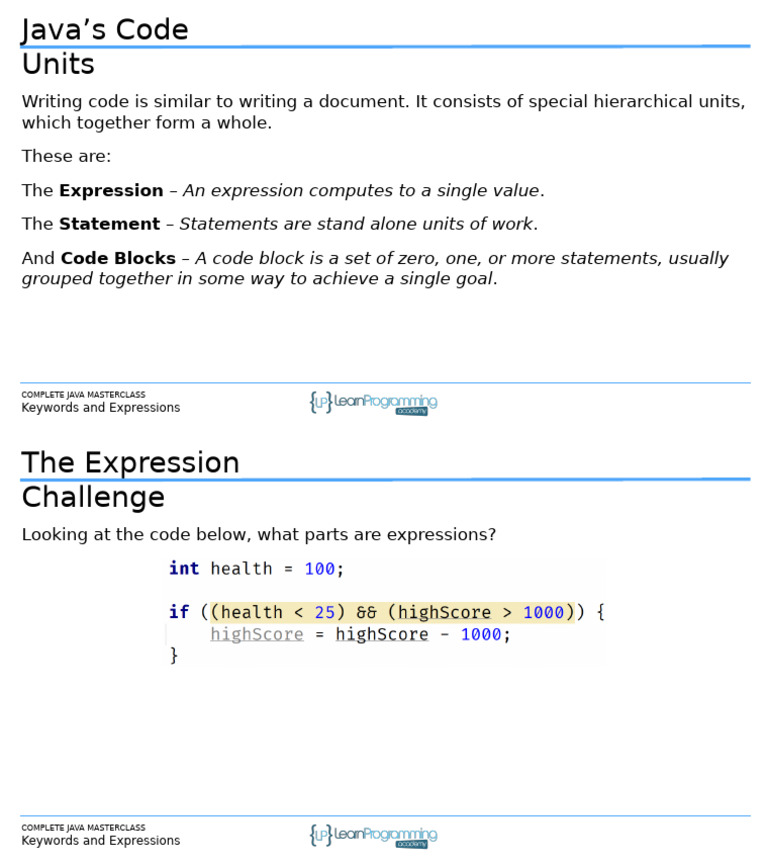 Slides Expressions Statements & More Keywords and Expressions | PDF