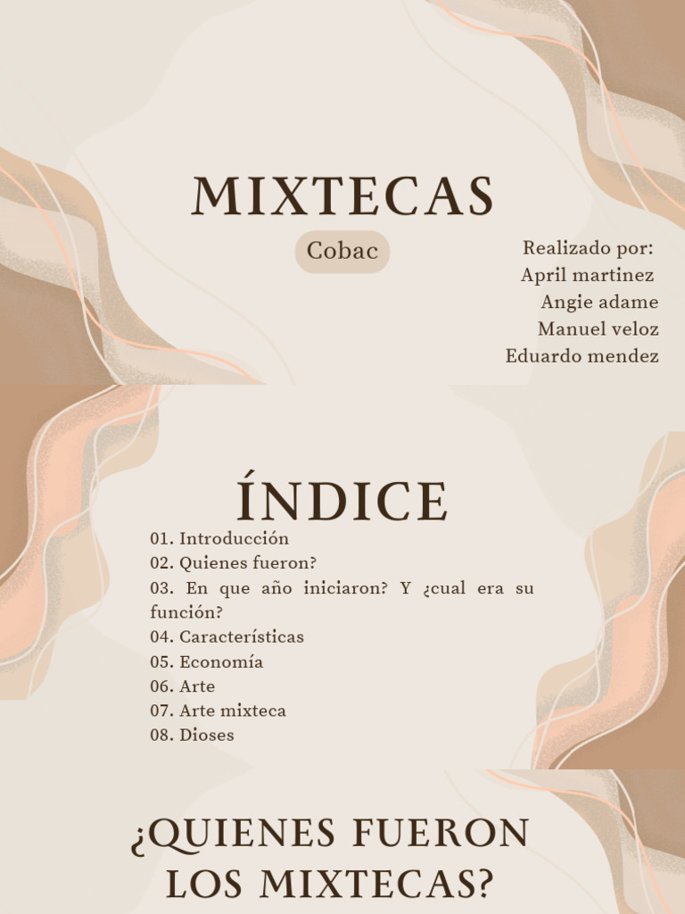 Mixtecas | PDF | Mesoamérica