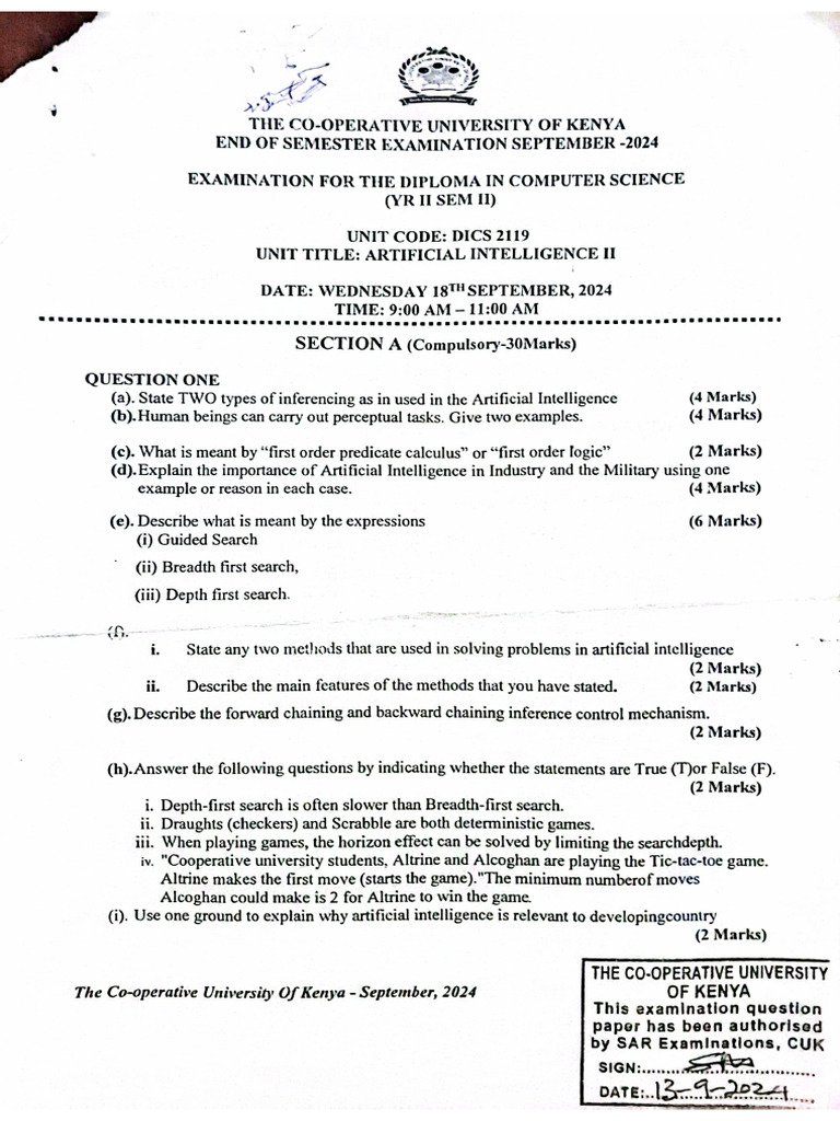 Artificial Intelligence Ii | PDF