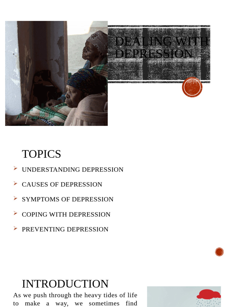Dealing With Depression | PDF | Major Depressive Disorder | Depression ...