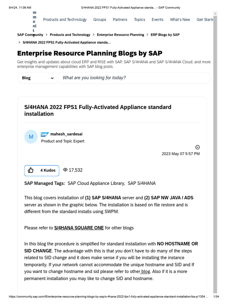 S - 4HANA 2022 FPS1 Fully-Activated Appliance Standa... - SAP Community ...