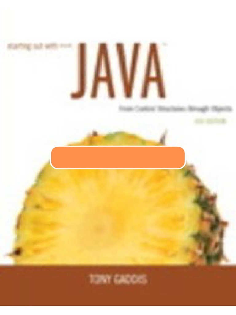Testbank for Starting Out With Java 6th Edition | PDF | Educational ...