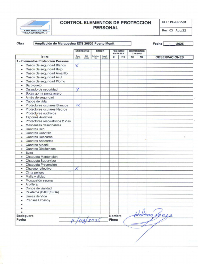 Entrega EPP Nelson Parra | PDF