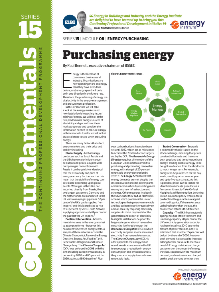 EIBI - Series - 15 - Module - 08 Purchasing Energy Paul Be | PDF ...