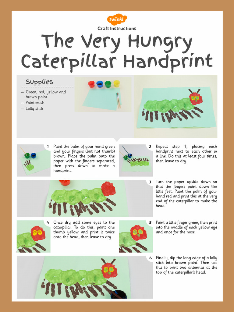 T-T-18824-The-Very-Hungry-Caterpillar-Handprint-Craft-Instructions | PDF