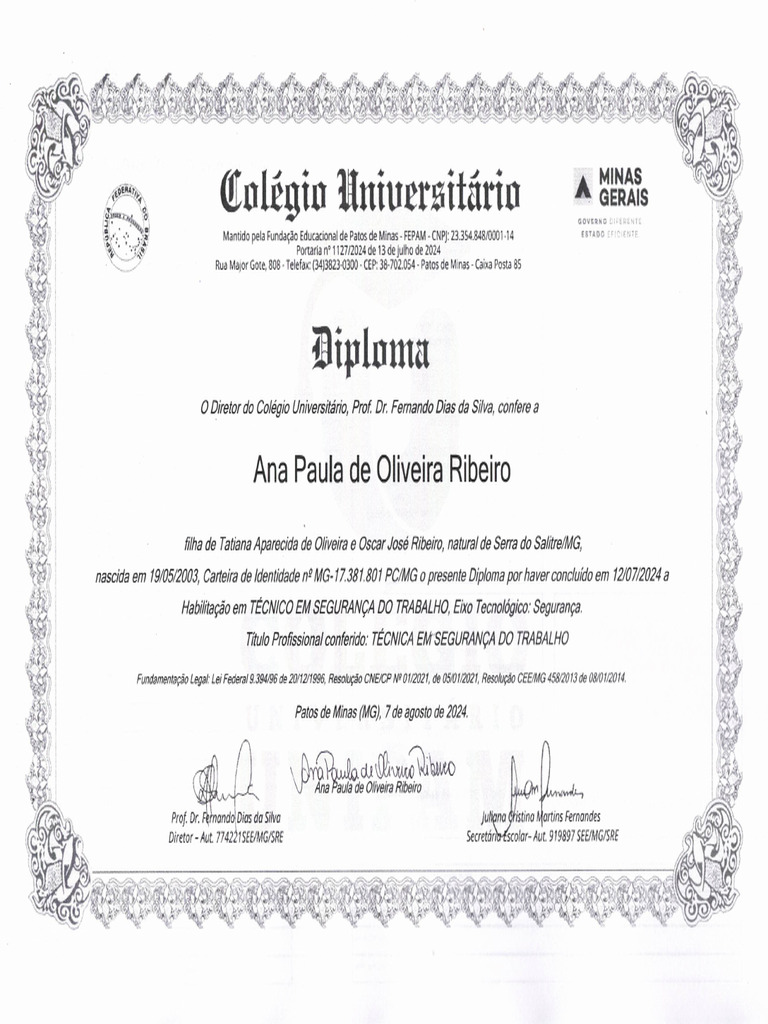 Diploma Assinado | PDF