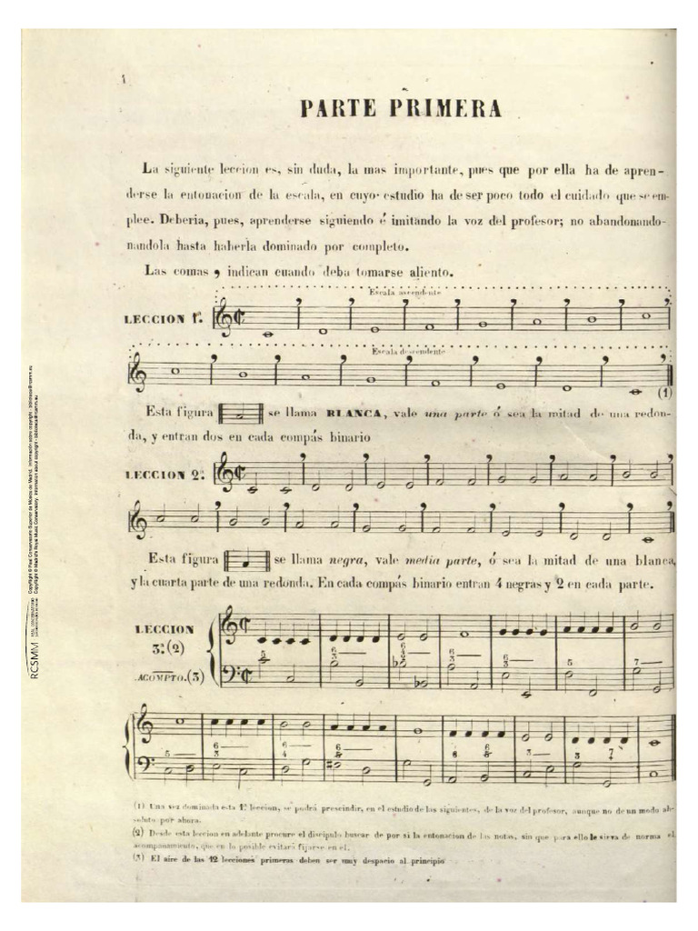 Ejercicios de Solfeo | PDF