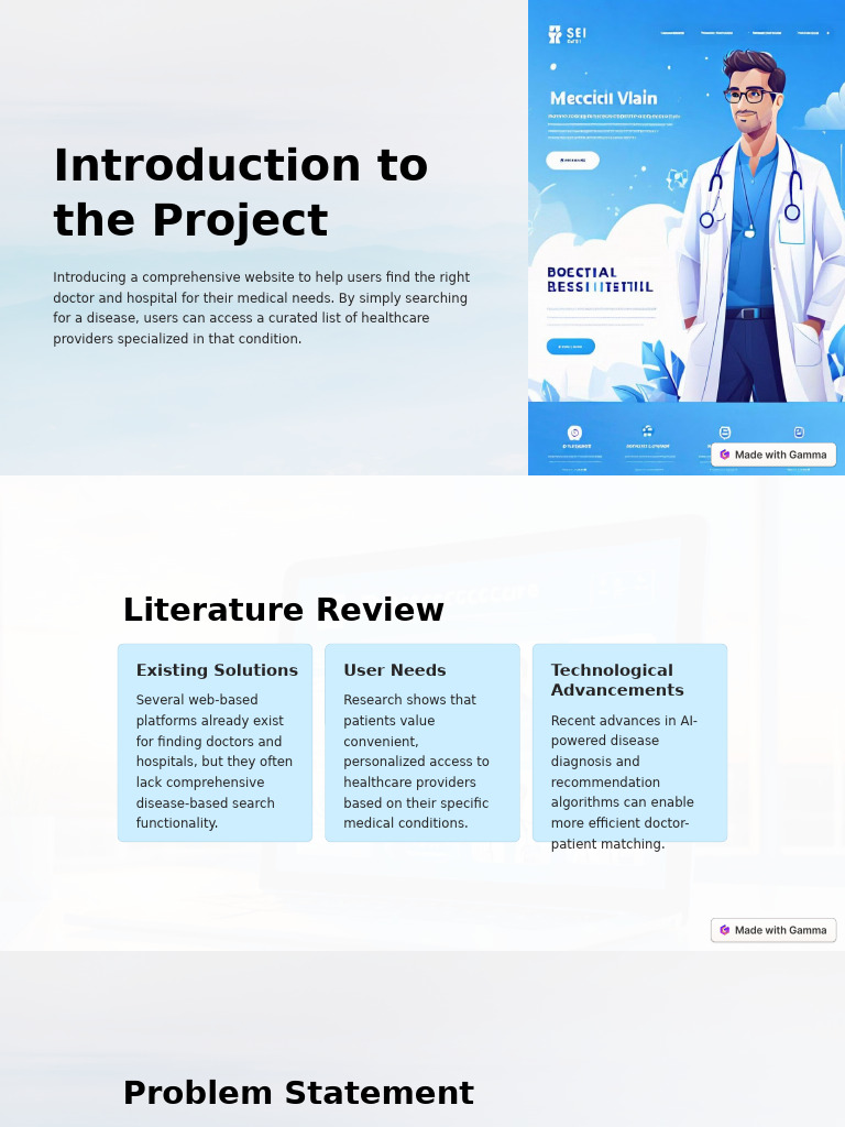 Introduction To The Project | PDF | Health Care | Usability