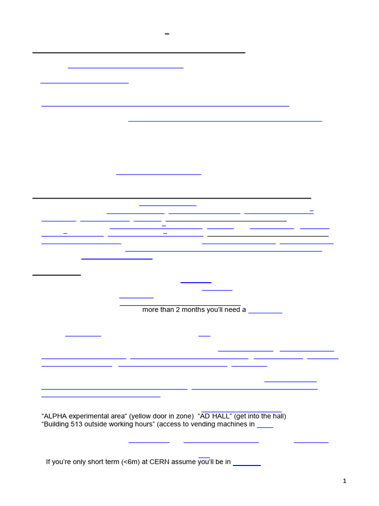 Going To CERN To Work With ALPHA 2025 Jan | PDF | Radiation Protection
