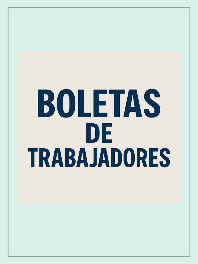 BOLETAS | PDF