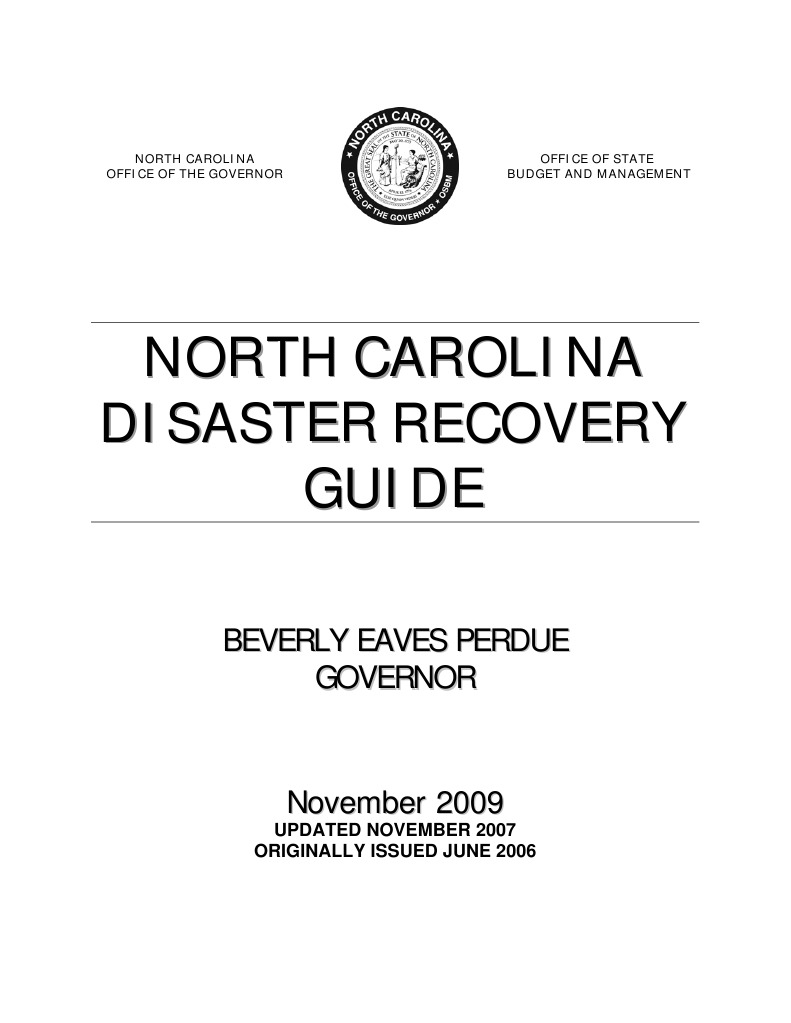 Disaster Recovery Guide | Download Free PDF | Emergency Management ...