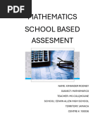 CSEC Math SBA Sample - Hire Purchase | PDF | Business | Finance & Money ...