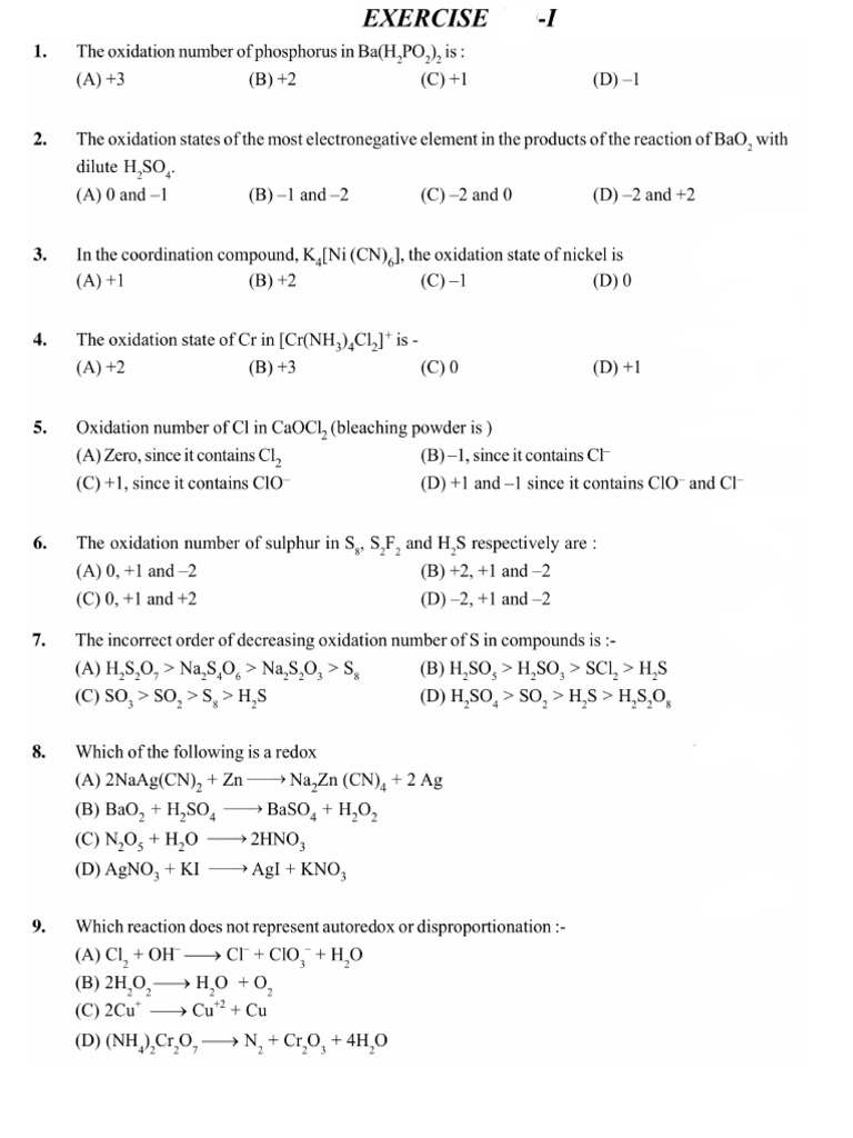 Stoichiometric -2 | PDF