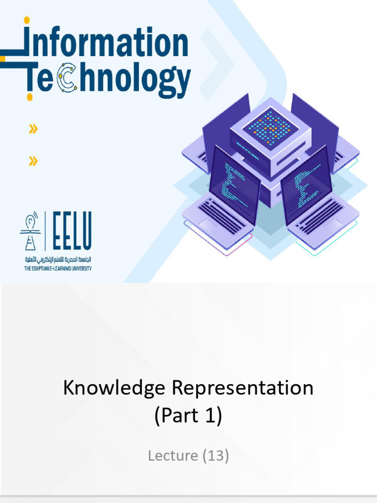 13-Knowledge Representation_part1 | PDF | Logic | If And Only If