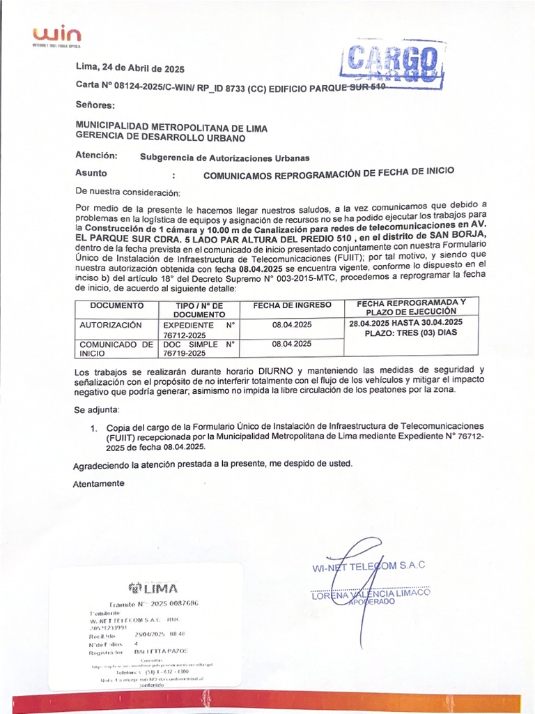 (Repro) RP - Id 8733 Edificio Parque Sur 510 | PDF