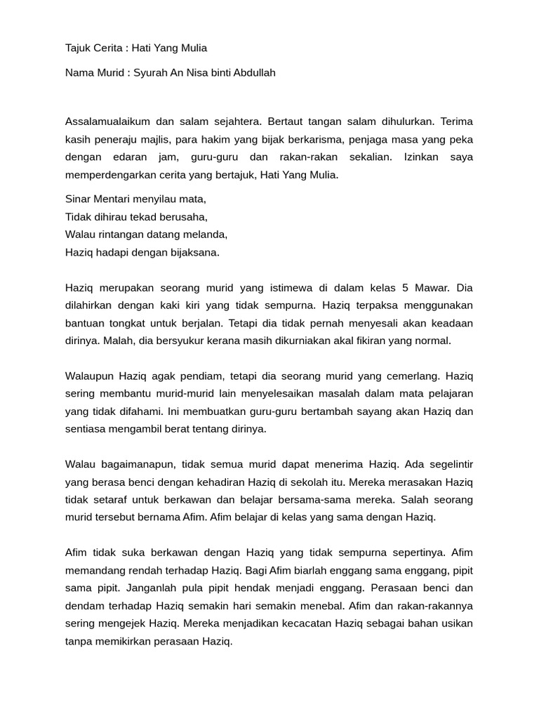 Hati Mulia dalam Ujian Hidup | PDF