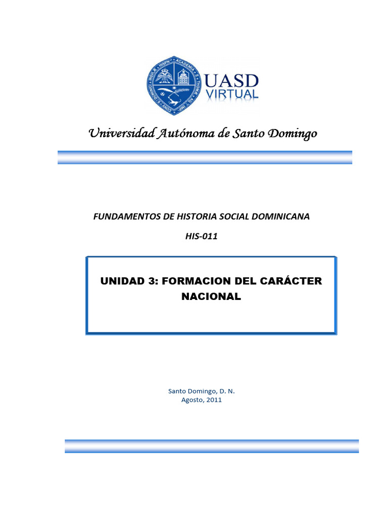 Material de Lectura Unidad 3 HIS | PDF | Haití | República Dominicana