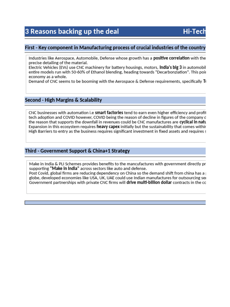 MergerDomo Task 2 by Yash Shukla | PDF | Valuation (Finance) | Return On Investment