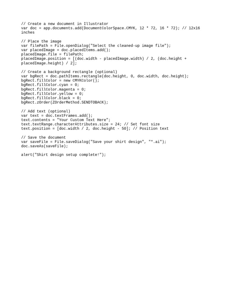 Create a new document in Illustrat.jsx | PDF