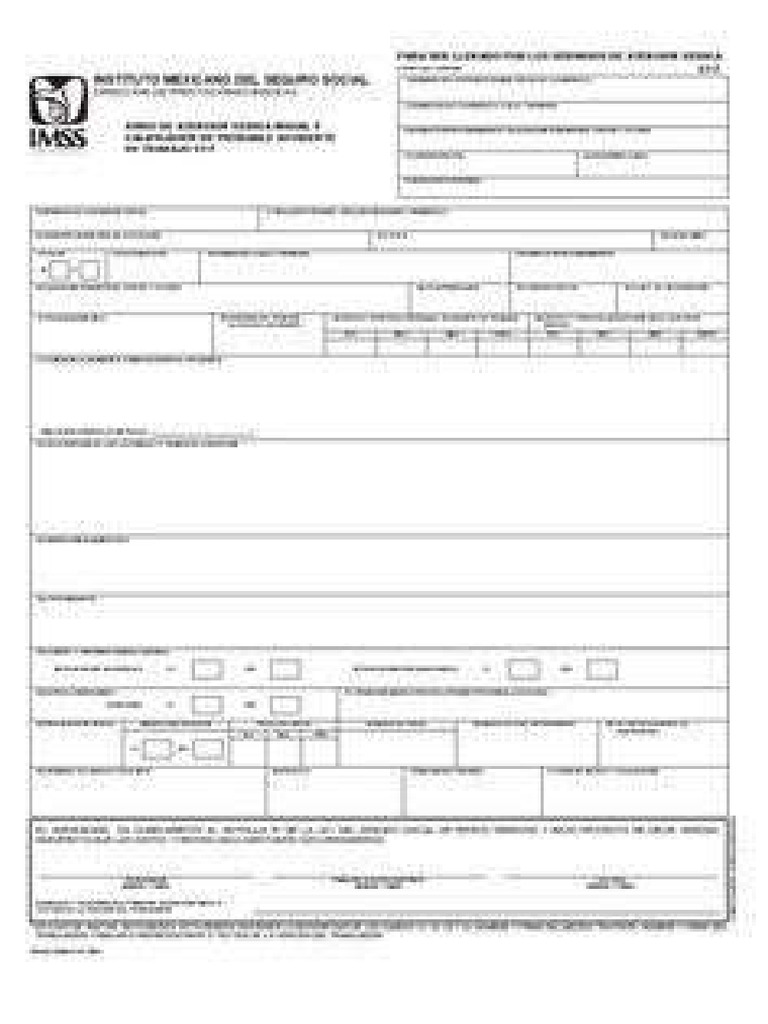 Forma ST-7 IMSS - PDF | PDF