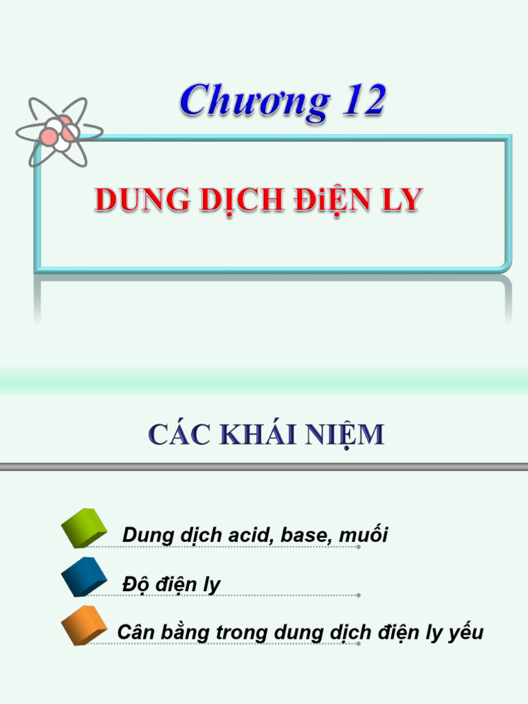 Hoa Dai Cuong Chuong 12 Dung Dich Dien Ly [Cuuduongthancong.com] | PDF