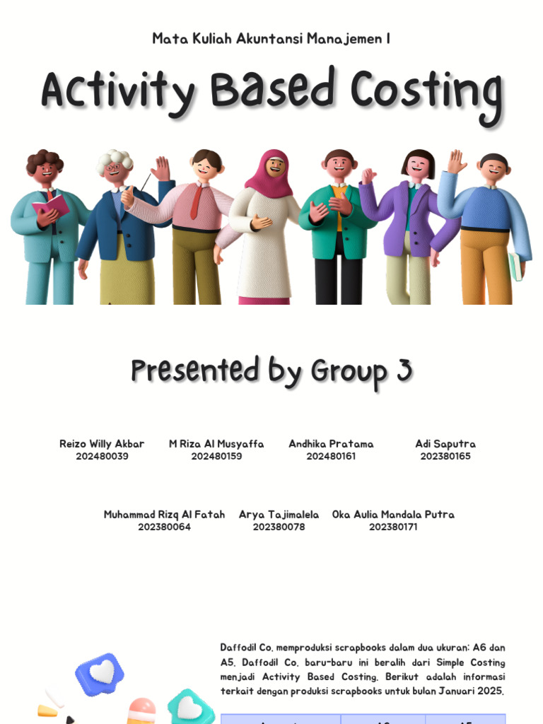 Jawaban Presentasi Materi Activity Based Costing Pdf Financial