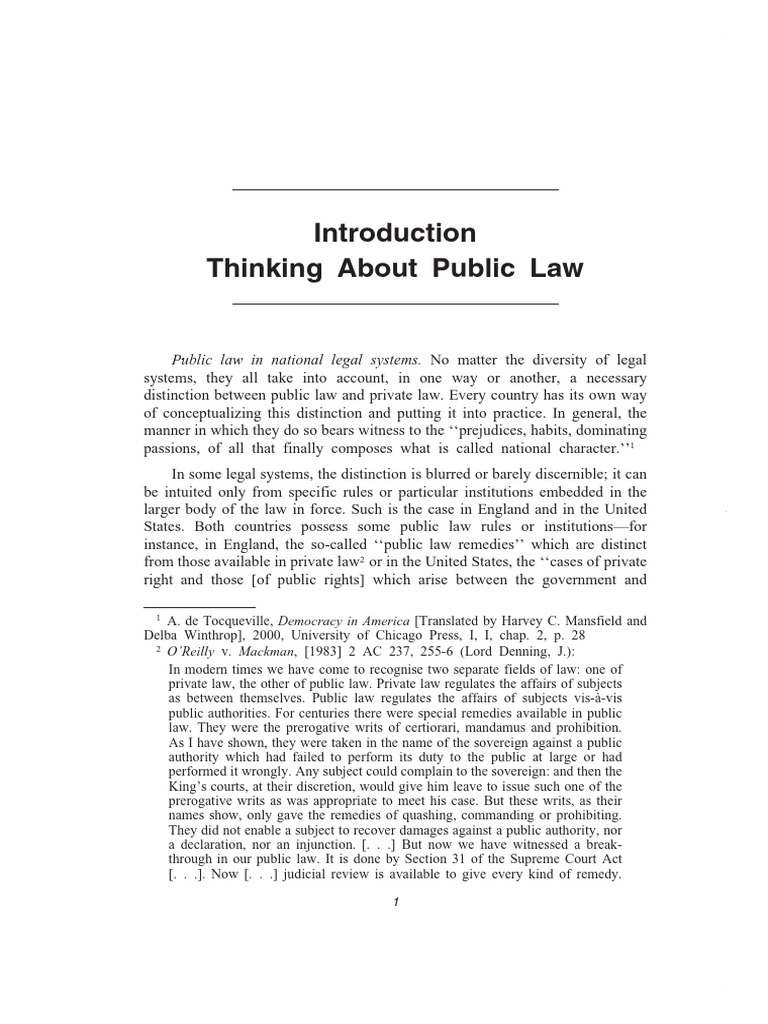 Thinking About Public Law | PDF | Communism | Sovereignty