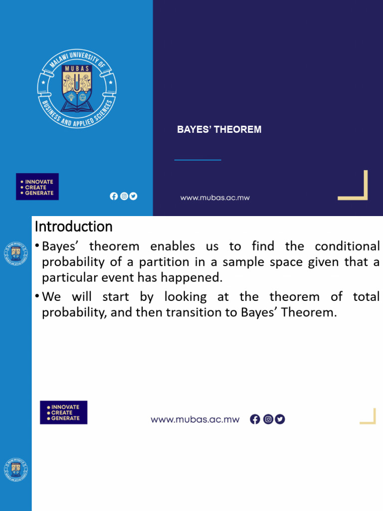 Bayes' Theorem | PDF