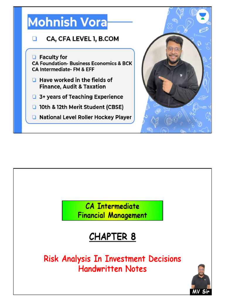 FM - Chapter 8 - Handwritten | PDF