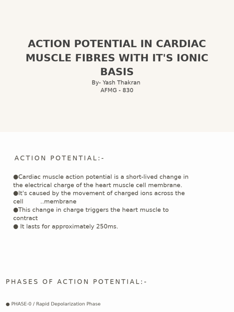 Phases of Cardiac Muscle Action Potential - 20250116 - 091240 - 0000 ...