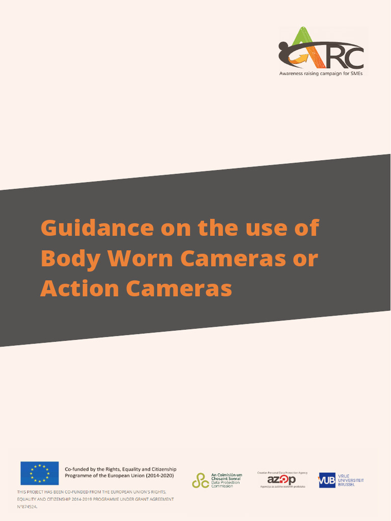 Data Protection for Body Worn Cameras | PDF | Closed Circuit Television ...