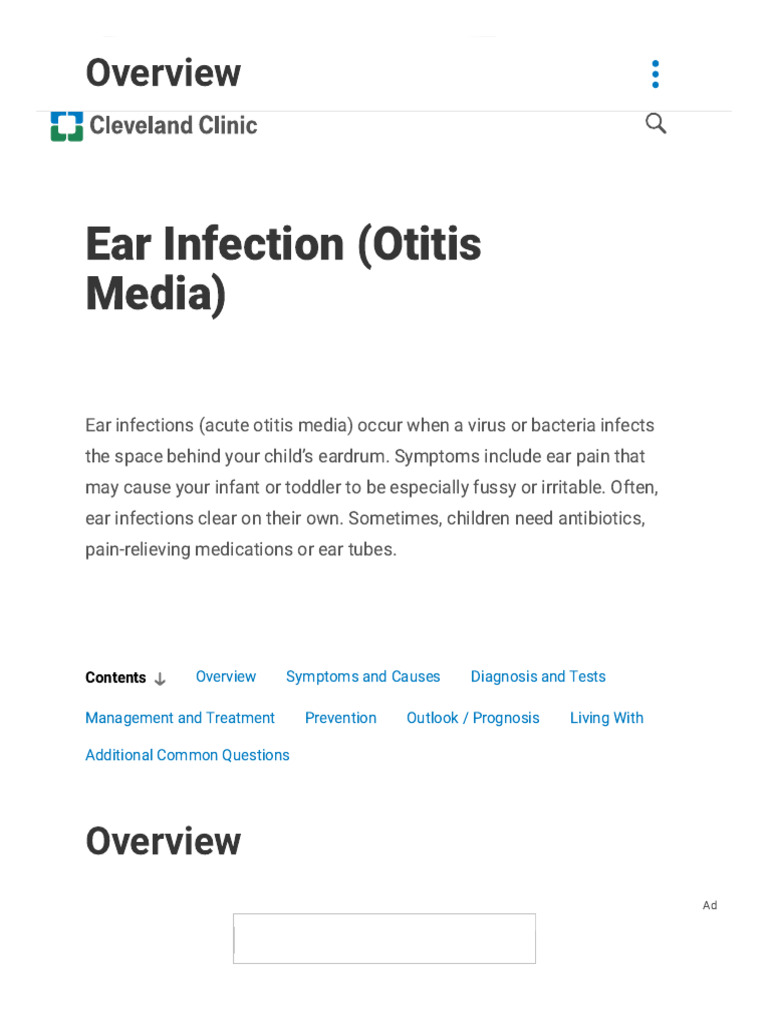 Understanding Ear Infections in Children | PDF | Common Cold | Ear