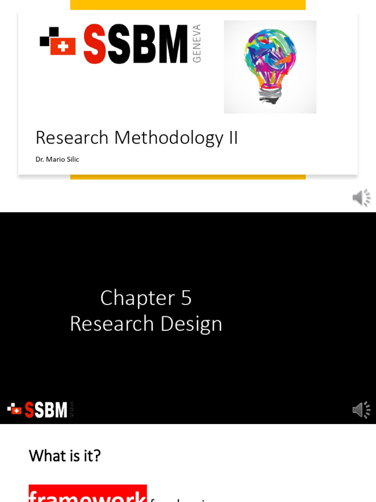 Chapter 5 Research Design | PDF