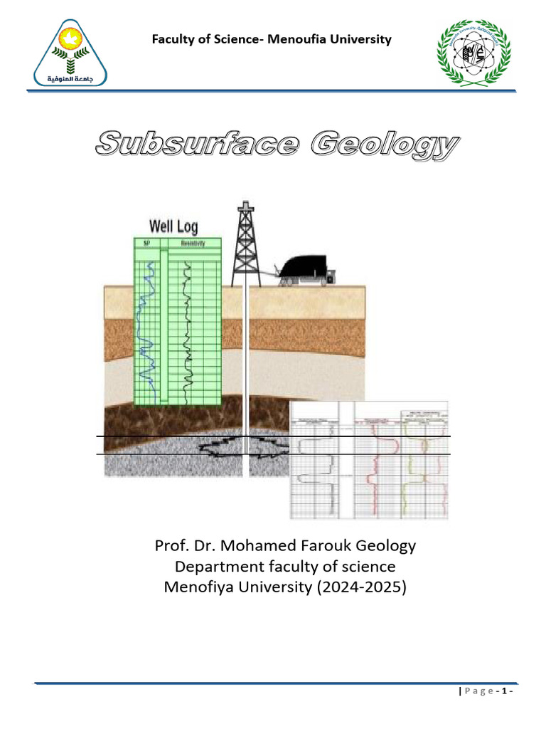Subsurface Geology 2025 | PDF | Pump