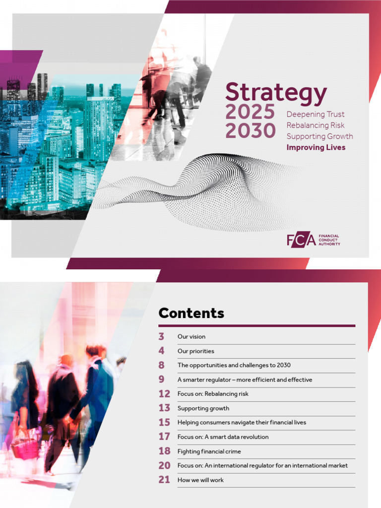 2503 - FCA - Our Strategy 2025 30 | PDF | Risk | Banks