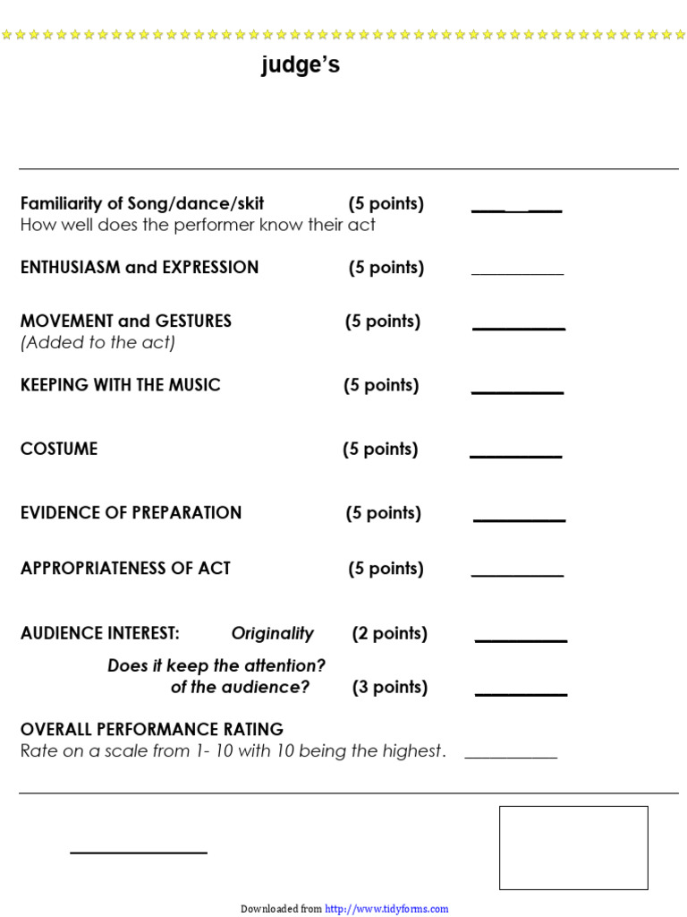 Blank Grade Sheet Template | PDF
