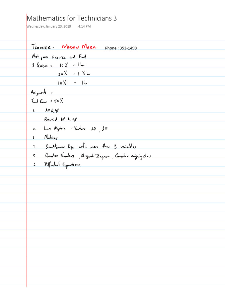 MATH 2013 Course Overview and Assignments | PDF | Mathematics | Equations