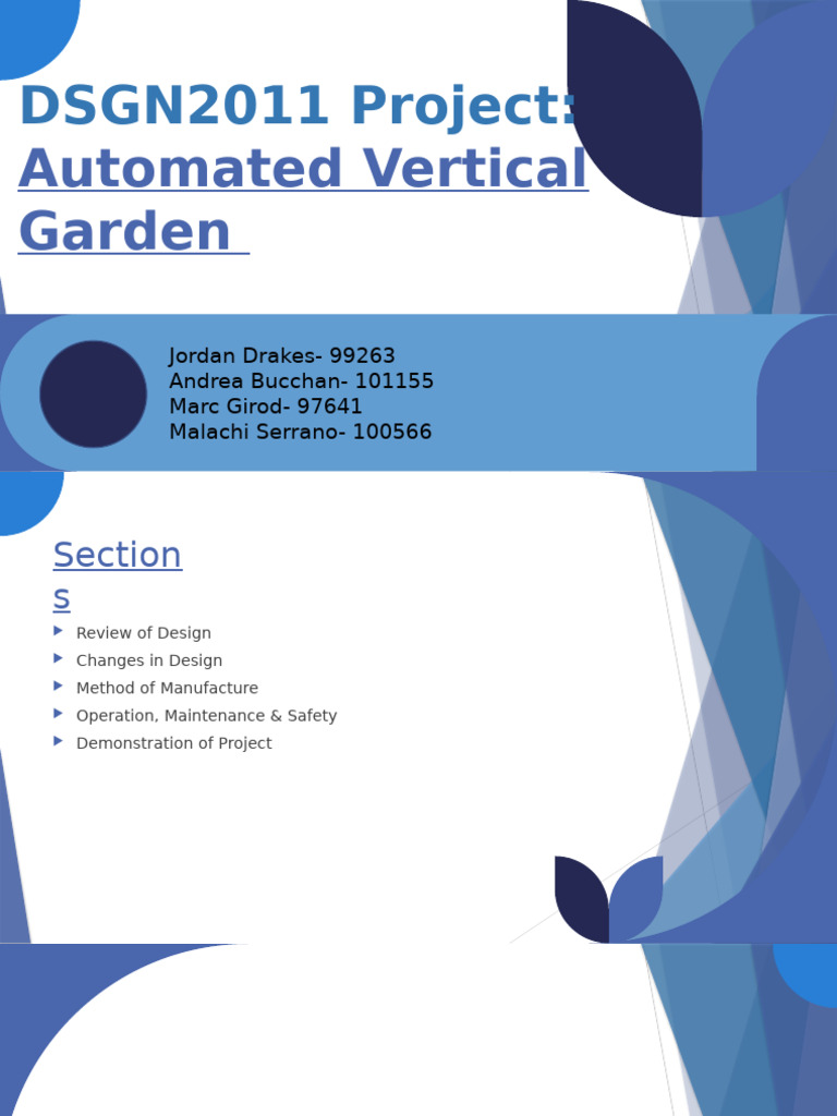 PT2. Automated Vertical Garden | PDF