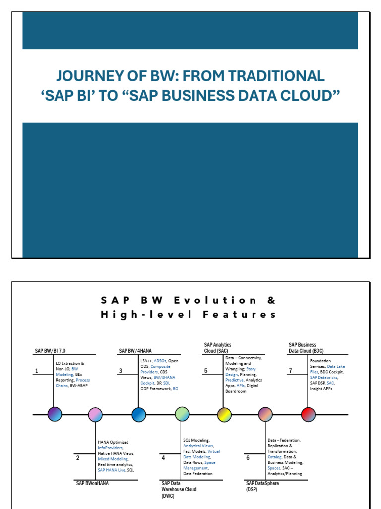 Transitioning to SAP Business Data Cloud | PDF | Cloud Computing ...