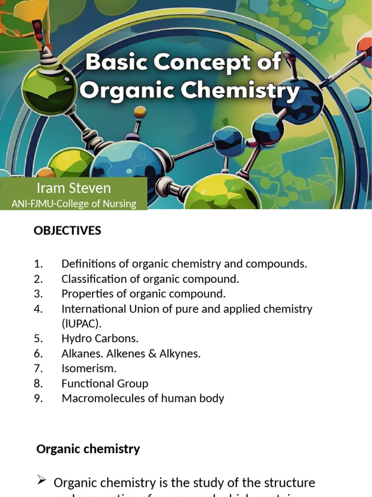 Basic Organic Chemistry | PDF | Hydrocarbons | Alkene