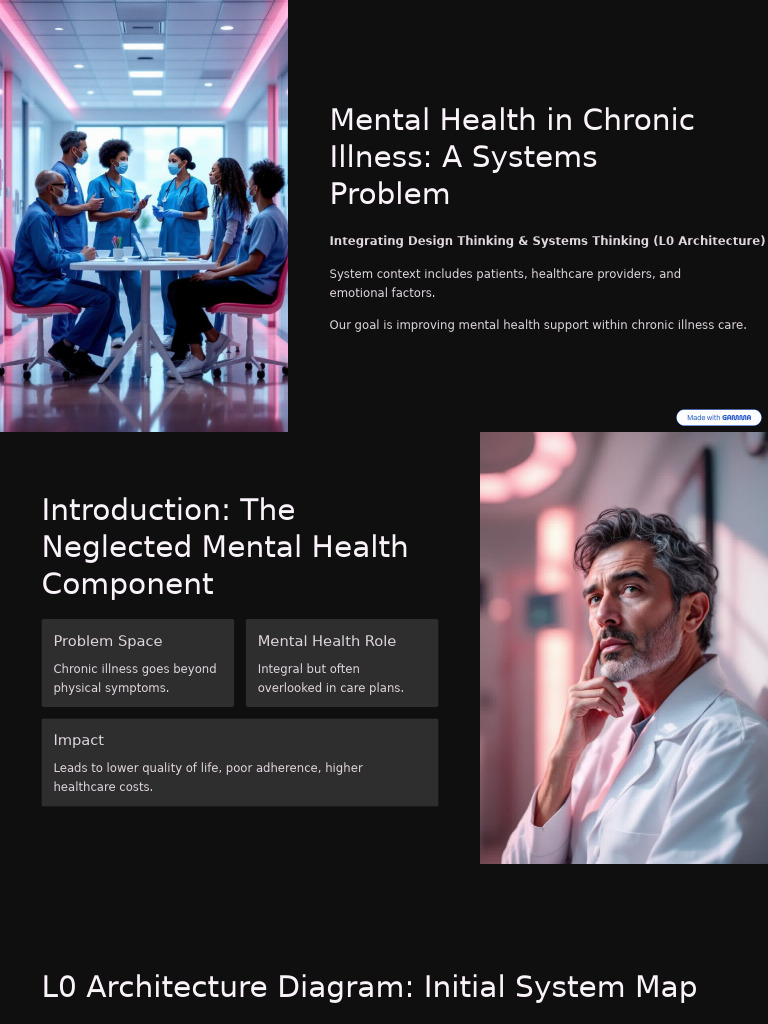 Mental Health in Chronic Illness A Systems Problem | PDF | Mental ...