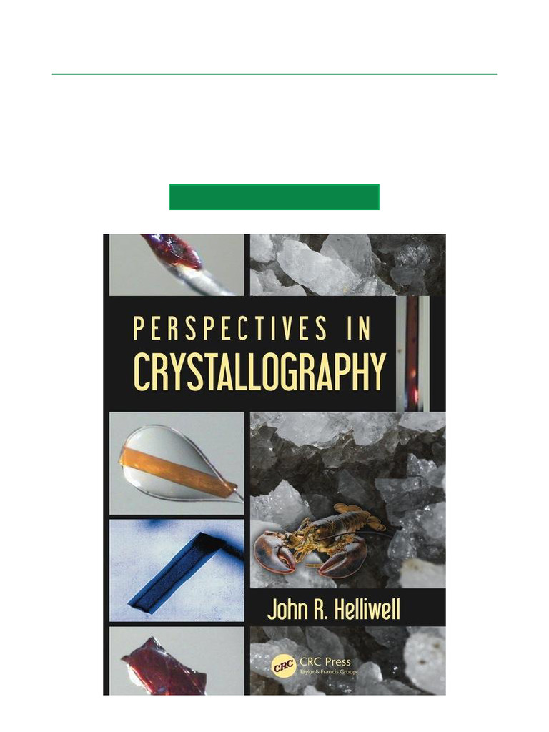 Perspectives in Crystallography, 1st Edition High-Quality Download ...
