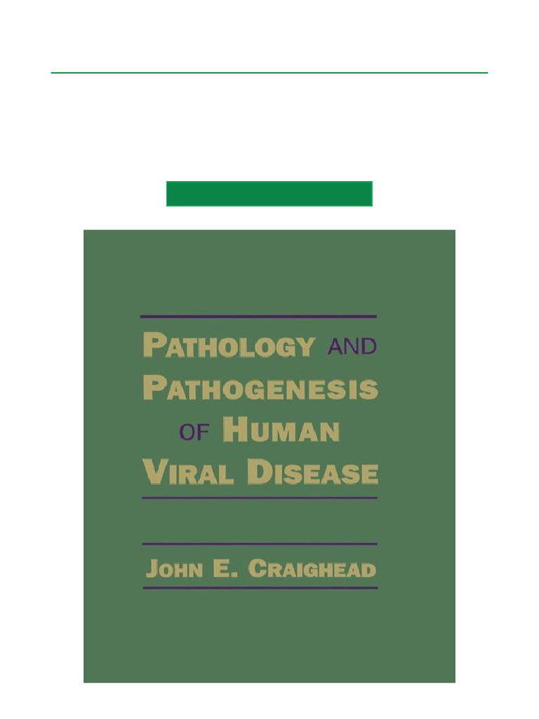 Pathology and Pathogenesis of Human Viral Disease Optimized DOCX ...