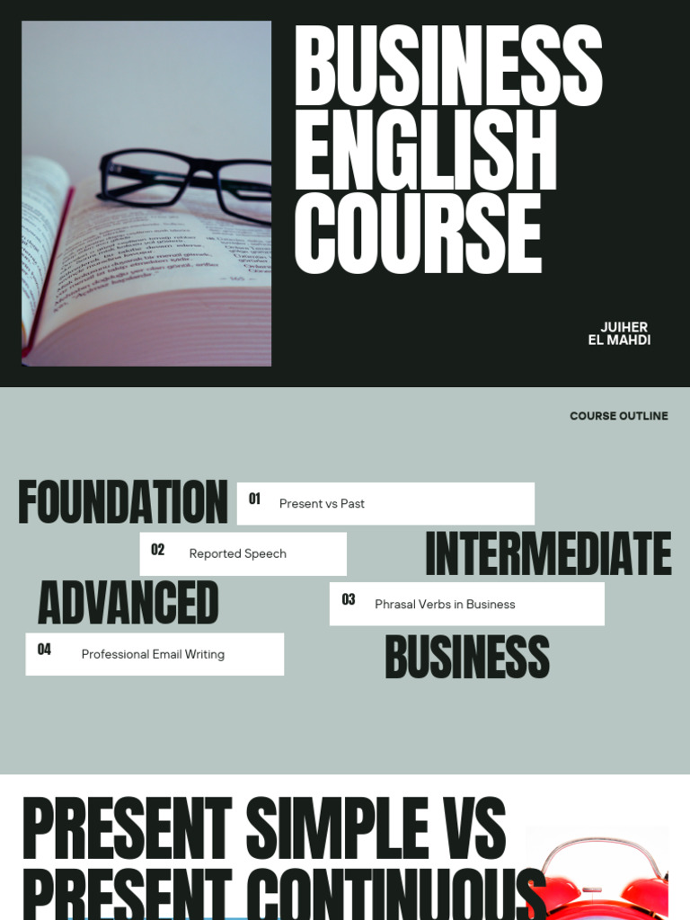 Business English Course 1 | PDF | Language Families | Semantic Units