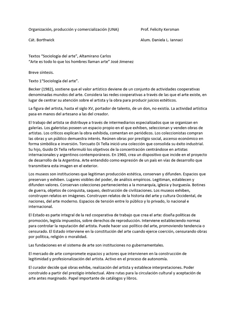 Textos | PDF | Museo | Pinturas