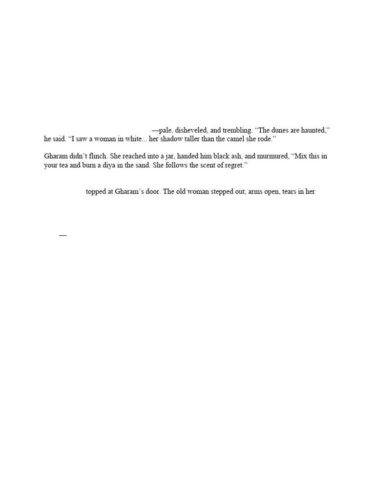 Gharam Khatoon and The Ghost of Thar | PDF