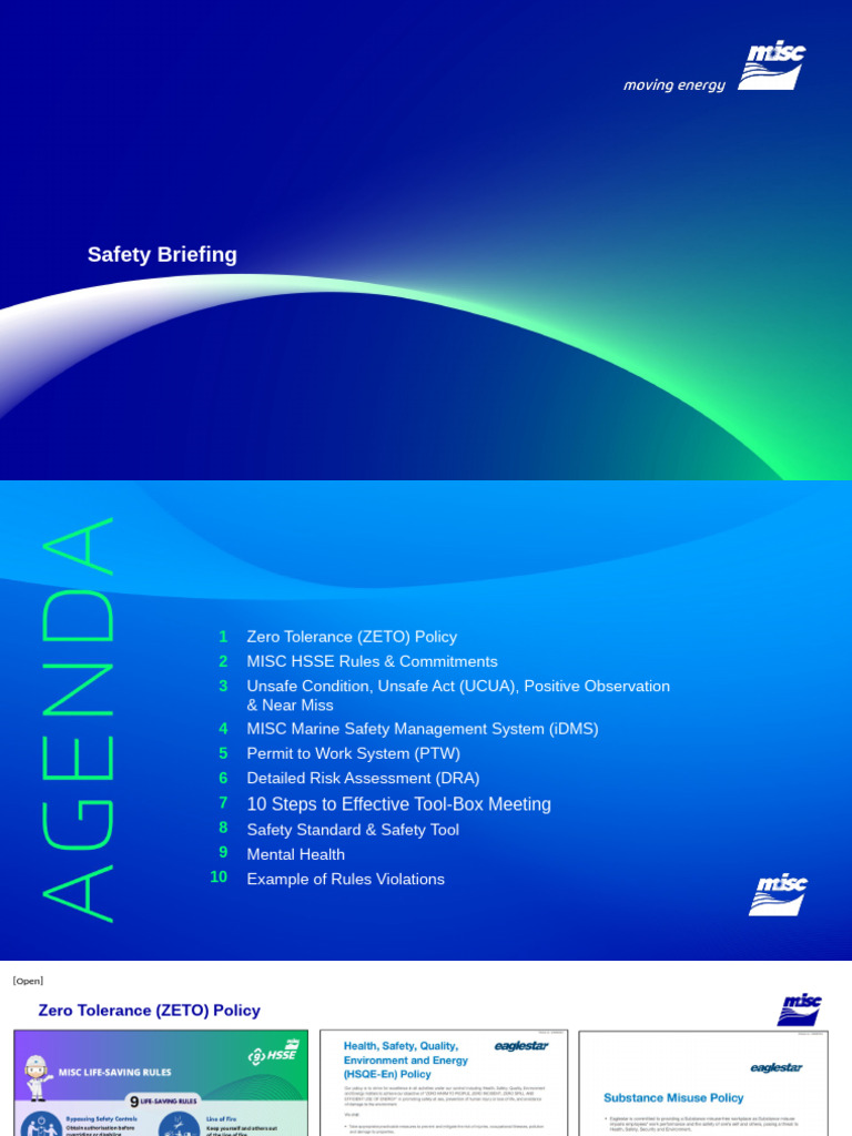 12.RCC Briefing Pack | PDF | Personal Protective Equipment ...