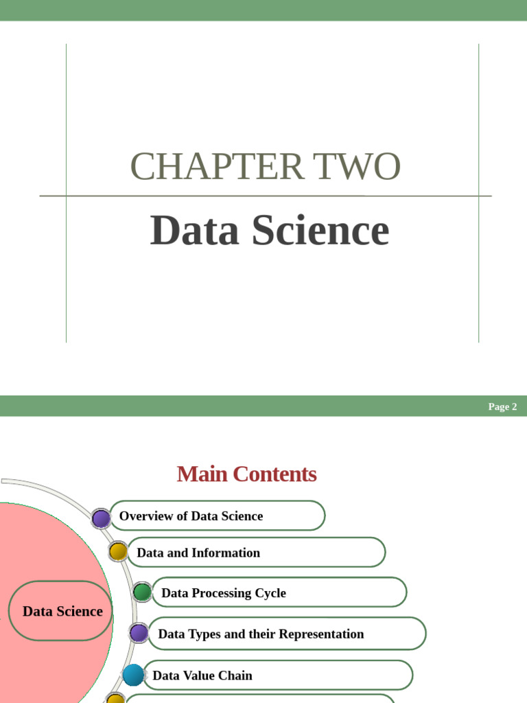 Chapter 2 (Data Science) | PDF | Apache Hadoop | Big Data