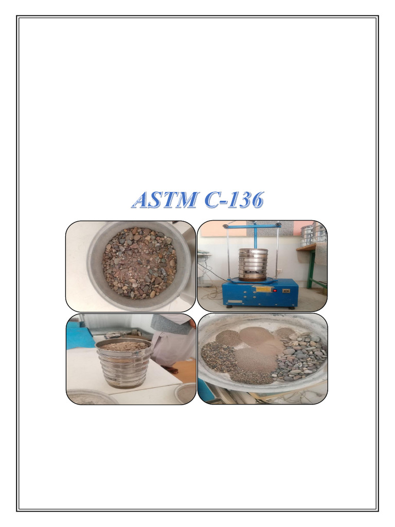 Astm C-136 | PDF | Particle Size Distribution